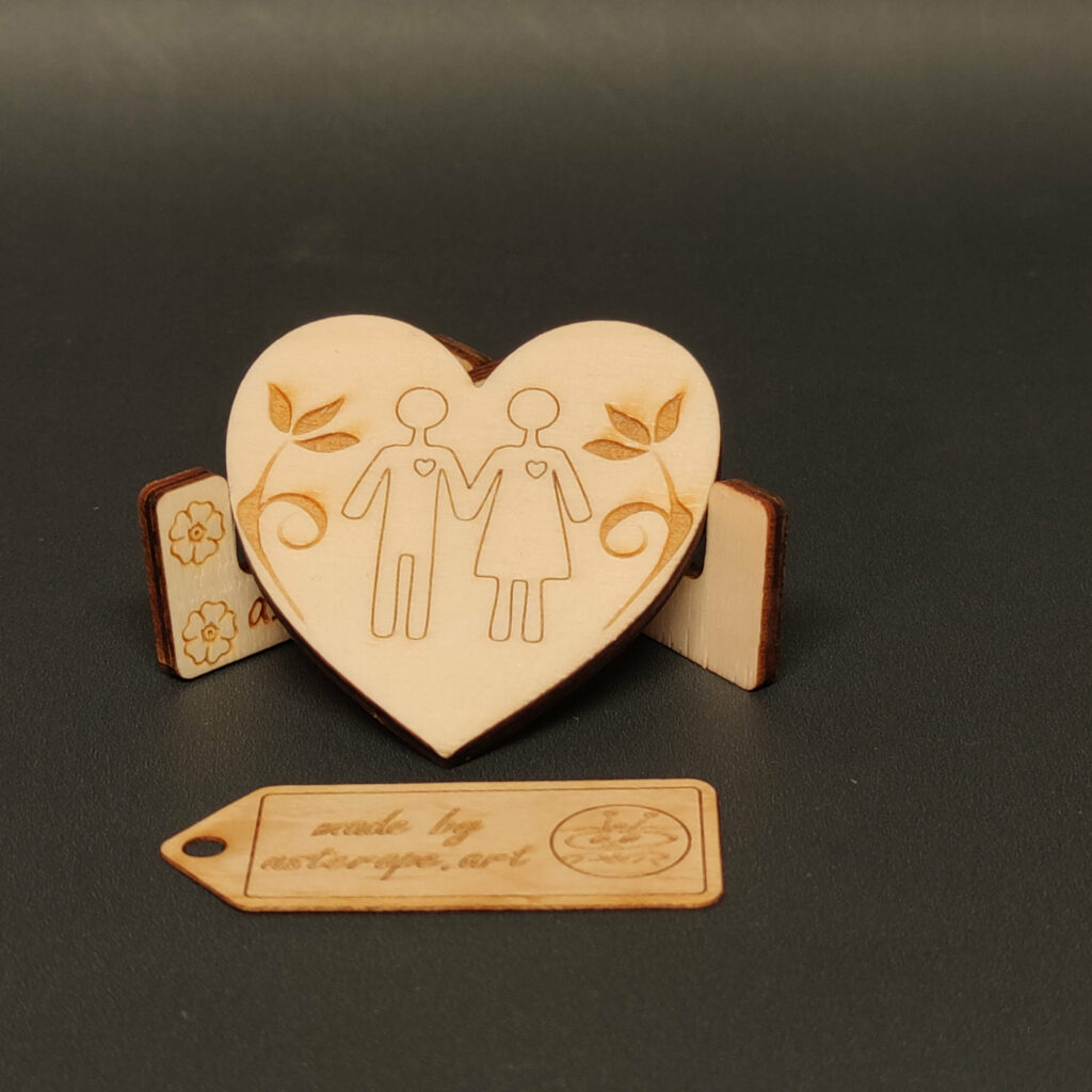 Engraved Heart Shape